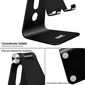 Adjustable Cell Phone Stand, LLSME Phone Holder, Cradle, Dock, Aluminum Desktop Stand Compatible with All Mobile Phone, iPhone, iPad Air/Mini