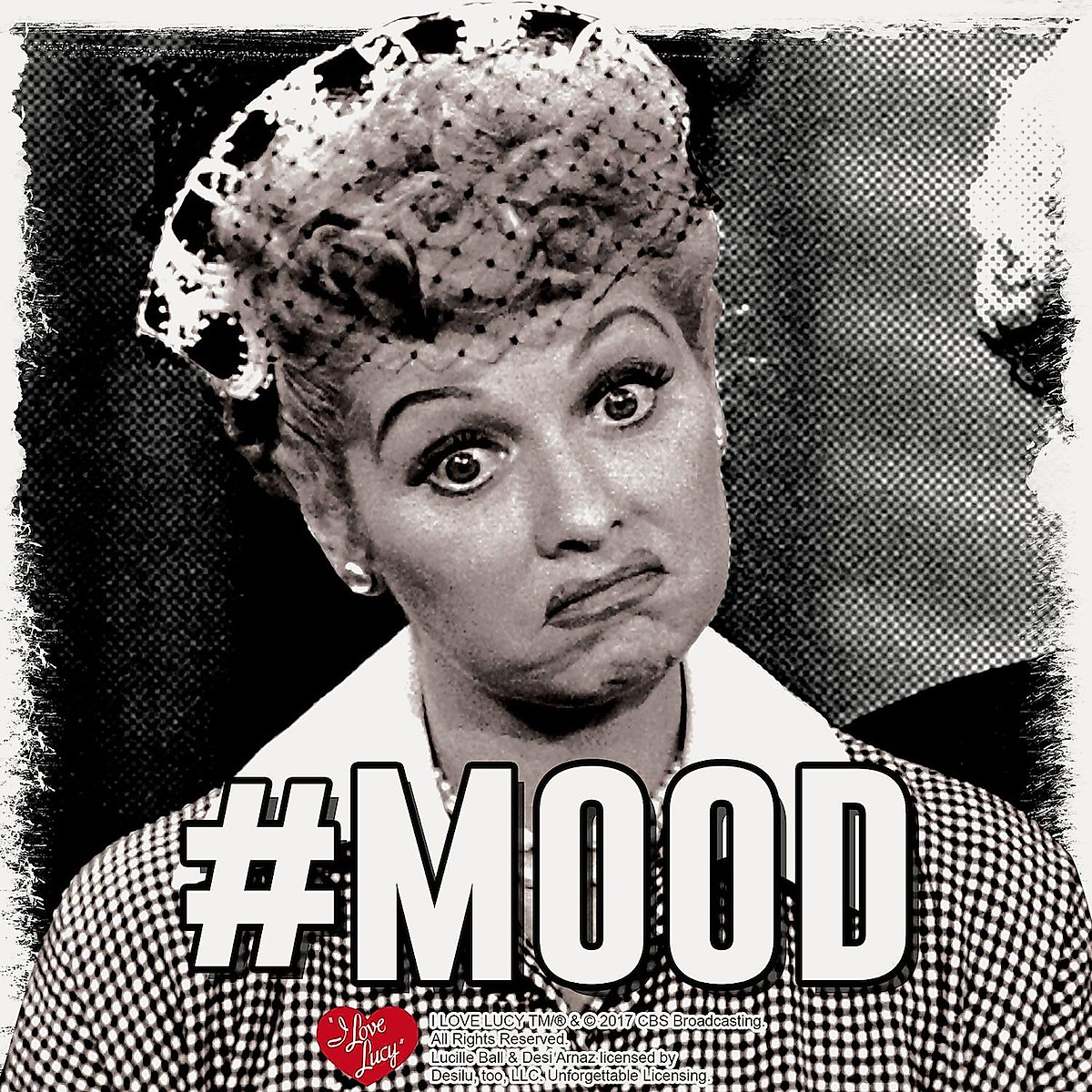 CafePress I Love Lucy #Mood Unique and Funny Shot Glass