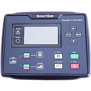 YFYIQI Engine Set Generator Controller Power Station Automation Controller with Auto Mains Failure Hard-Screen Acrylic Material for Automatic System Composed by Generator and Mains