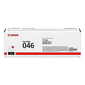 Canon 046 Toner Cartridge ImageCLASS LBP654Cdw, LBP654Cx, MF731Cdw, MF733Cdw, MF735Cdw - High Yield Black and Standard Yield Cyan, Magenta and Yellow - 4 Pack in Retail Packaging