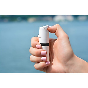 POM Two-Pack Pepper Spray Keychain - Maximum Strength OC Spray Self Defense - Tactical Compact & Safe Design - Quick Key Release - 25 Bursts & 10 ft Range - Accurate Stream Pattern