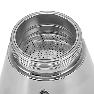 KUIDAMOS Stovetop Espresso and Coffee Maker,3 Cup Classic Stovetop Espresso Maker Flavored Italian Style Delicious Coffee Maker for DIY Stovetop Espresso