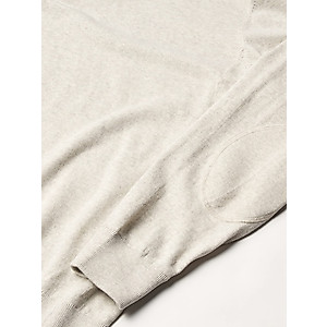 Cutter & Buck Men's Cotton-Rich Classic Lakemont Anti-Pilling Half-Zip Sweater, Oatmeal Heather, 4X-Big