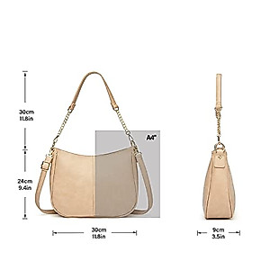 Crossbody Bag Purses for Women, Casual Hobo Bag Wallet Purses Tote Bags Wristlet Clutch Handbags Shoulder Bag