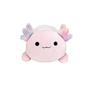 Squishmallows Official Kellytoy Laying Hug Mees Squishy Stuffed Toy Animal Many to Choose (16 Inch, Archie Axolotl)