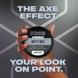 Axe Styling Messy Look Textured Matte Hairstyle Pomade Easy to Use Styling Hair Product 2.64 oz