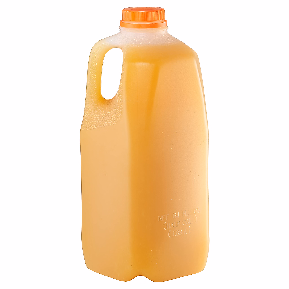 Empty Plastic Juice Bottles with Tamper Evident Caps 64 OZ - Half Gallon, Smoothie Bottles - Ideal for Juices, Milk, Smoothies, Picnic's and even Meal Prep by EcoQuality Juice Containers (5)