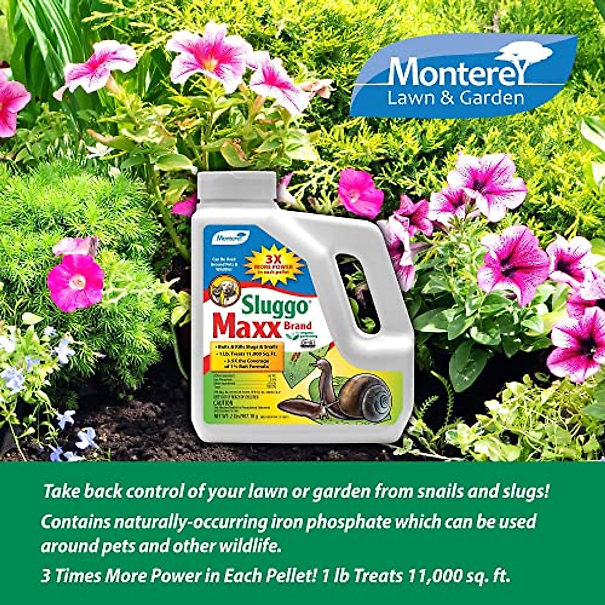 Monterey LG6544 2# Sluggo Max3 Jug Iron Phosphate