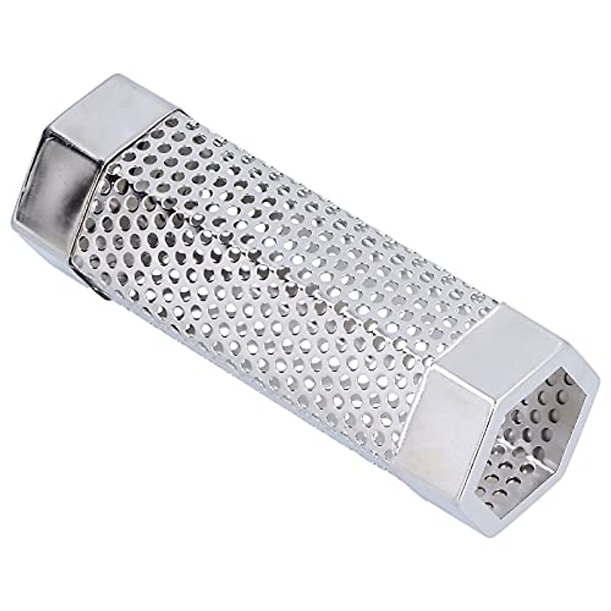 Smoker Tube BBQ Grill Pipe 304 Generator Pipe Box Hex Smoke Box Smoke Tube for Tools Fruitwood Stainless Steel Grilling Smokers (Length 15.4CM*Height 5CM [Order Choice: Hexagonal)