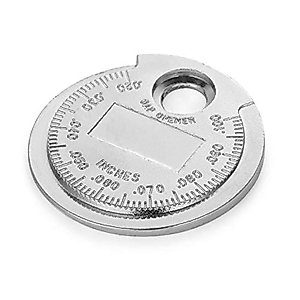 P1TOOLS Spark Plug Gap Tool Gapper Gauge- Wire Spark plug gap measuring tool Scaled from .020" to .100"