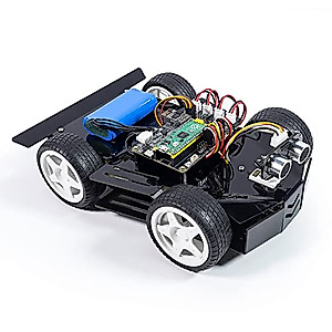 SunFounder Robot Car Kit for Raspberry Pi Pico, Open Source, MicroPython, App Control, RGB LED, Electronic DIY Robot Kit for Teens and Adults (Battery Included)