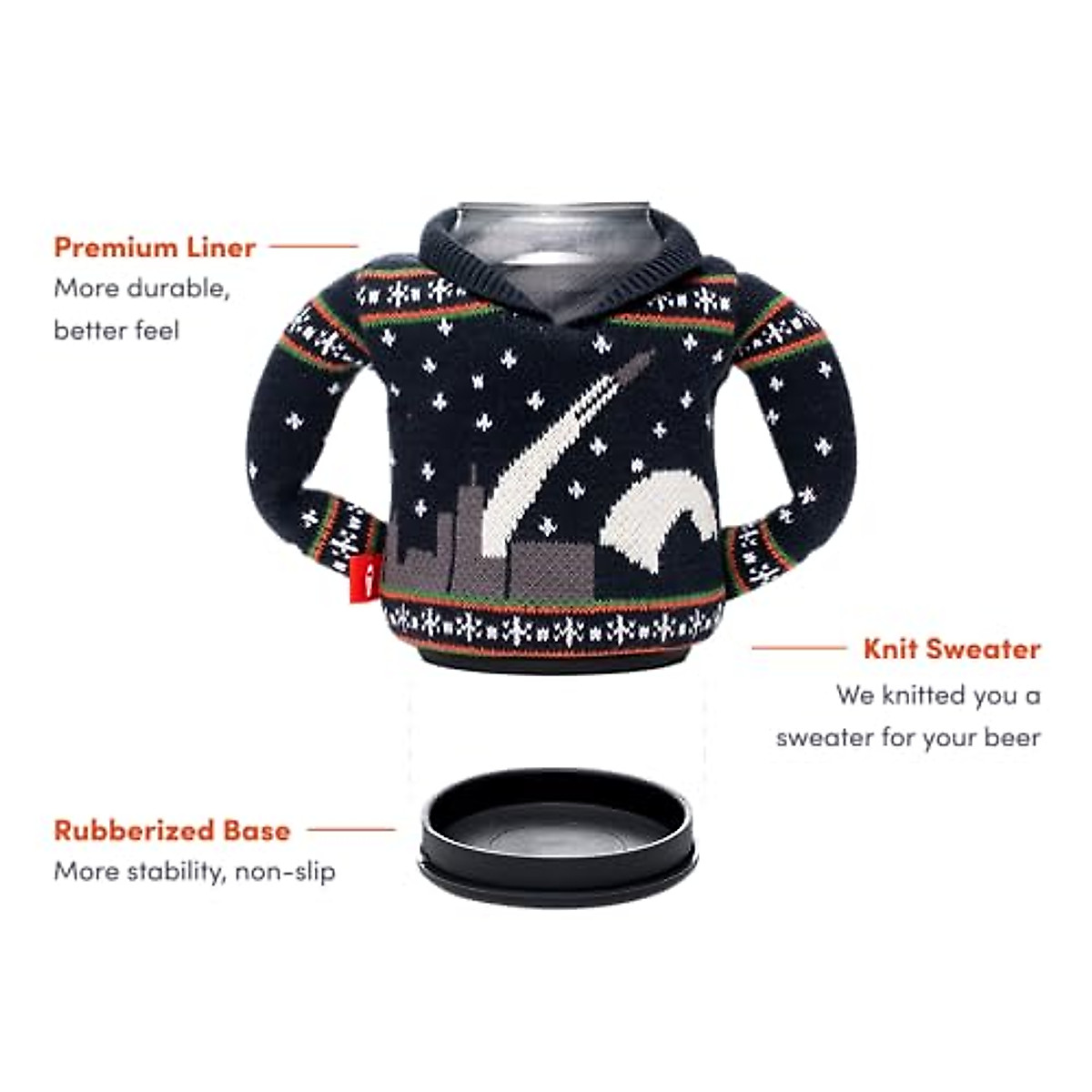 Puffin - The Sweater - Insulated Can Cooler Beverage Jacket (AKA The Tyrone)