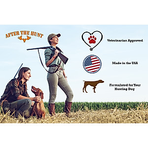 After The Hunt All You Need Complete Dog Multivitamin - Daily Vitamins for Skin & Coat Hip & Joint Digestion & Immune System - Glucosamine Omega 3 6 9 & Probiotics - 120 ct