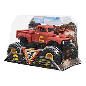 Monster Jam, Official Grave Digger Retro Monster Truck, Collector Die-Cast Vehicle, 1:24 Scale, Kids Toys for Boys Ages 3 and up