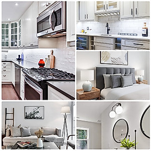 DiCUNO G8 LED Bulb 4W Flat Base, 40W Halogen Equivalent, 450LM, Daylight White 5000K, Non-dimmable Bi-Pin Replacement Bulb for Under Counter, Under-Cabinet Light and Puck Light, 6-Pack