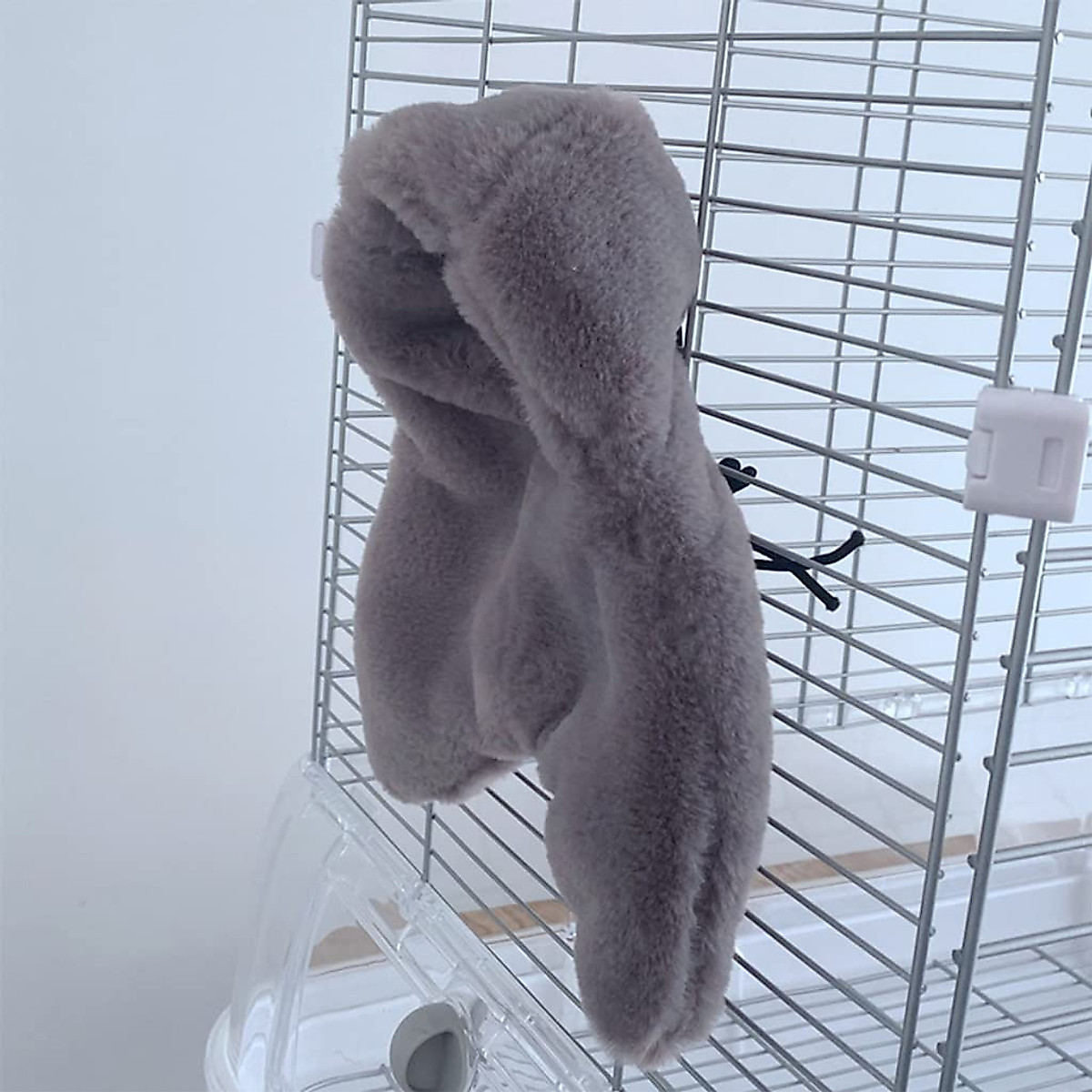 Xungieto Comfortable Fleece Bird Blanket for Cage, Cozy Corner for Parrot Cage Warm Bird Bed in Birdcage Cuddle Nest Hanging Bird Toys
