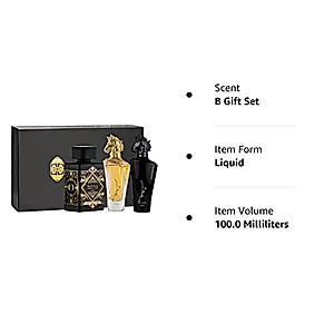 Lattafa Perfumes Maahir, Maahir Black Edition & Bade'e Al Oud for Glory EDP-100ml(3.4 oz) with Magnetic Gift Box Perfect for Gifting
