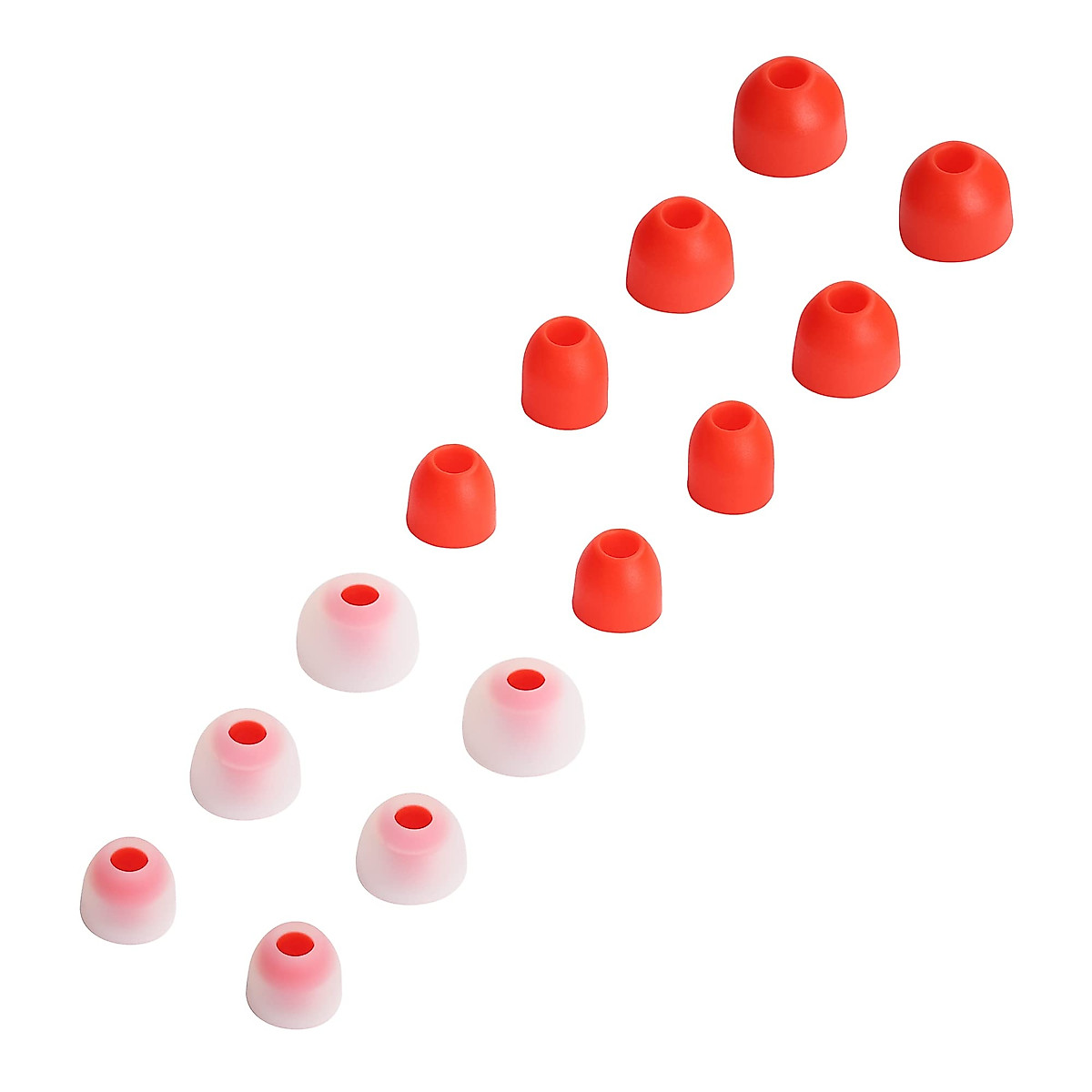 kwmobile 14x Replacement Ear Tips Compatible with Sony WF-1000XM3 / WF-1000XM4 / WF-1000XM5 - Set of Silicone Eartips for Earbuds Headphones