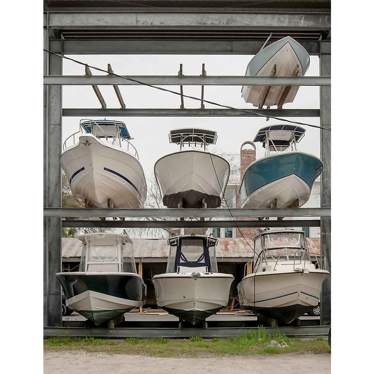 Bimini Top Pole Boat Clips Holder w/Side Facing Pole Clip Holder for Security Boat Hook/Oar/Gaff Holders Marine Pole Holder Doubles as Bimini Curtain Spacer-Type1-Black-2 Pack