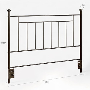 DHP Provo Headboard, Full/Queen, Bronze