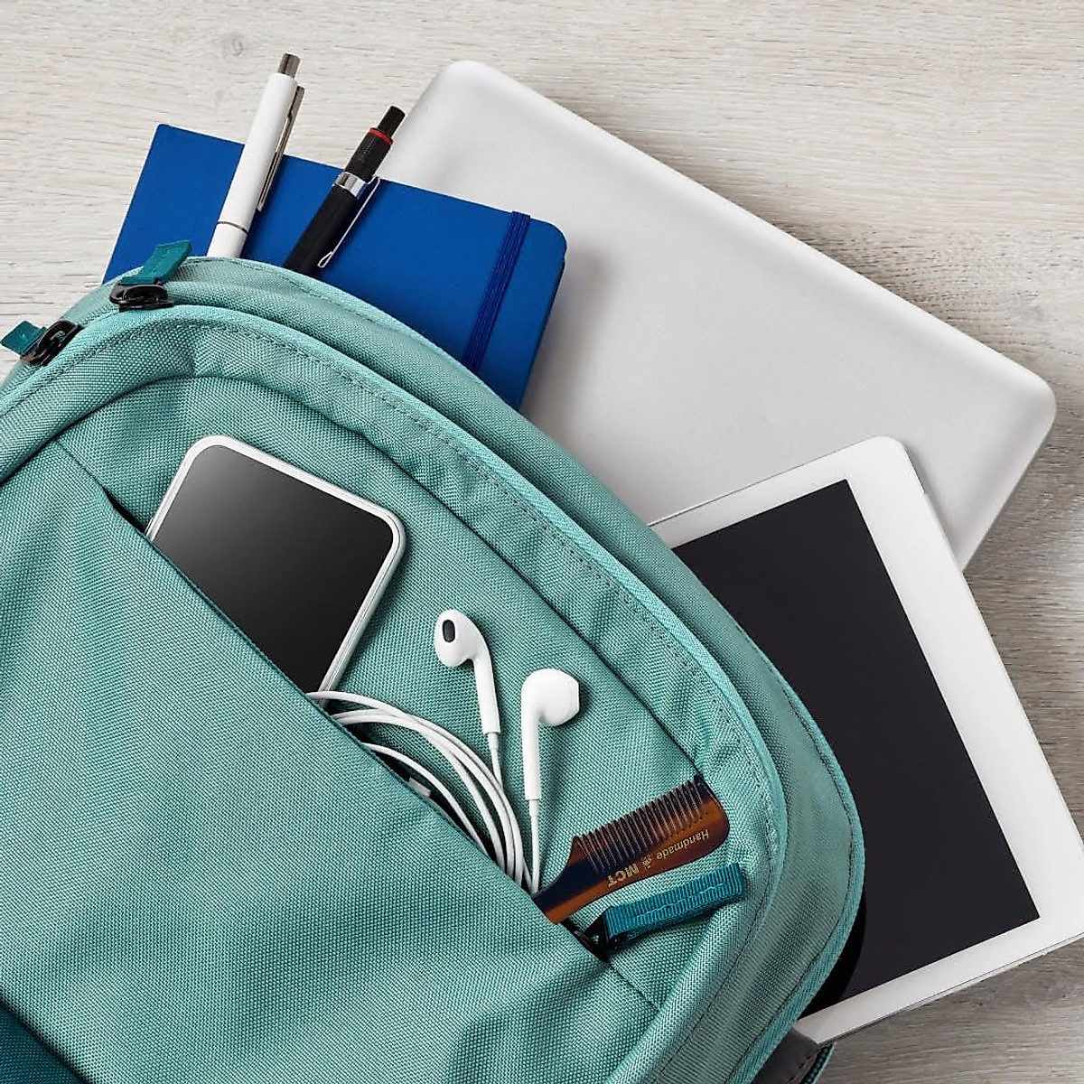 G.B.S MCT Handmade Fine-Toothed Beard Mustache Comb, Saw-Cut and Hand Polished