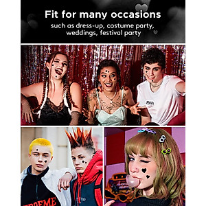 LitBear Acne Patch Pimple Patch, Black Star & Heart Shaped Acne Absorbing Cover Patch, Hydrocolloid Acne Patches For Face Zit Patch Pimple Sticker Acne Dots, Tea Tree Oil + Centella (108 Count)