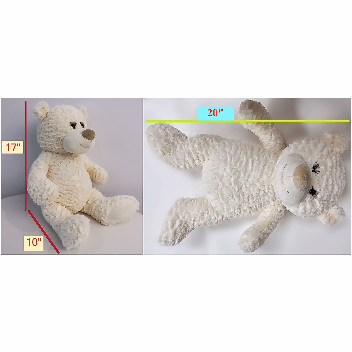 KINNEX 20" Quince Anos Teddy Bear in Lavender Dress - Collectible Last Doll Centerpiece (B16831-5)