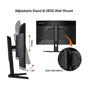 GIGABYTE G27FC A (27" 165Hz 1080P Curved Gaming Monitor, 1920 x 1080 VA 1500R Display, 1ms (MPRT) Response Time, 91% DCI-P3, FreeSync Premium, 1x Display Port 1.2, 2x HDMI 1.4)