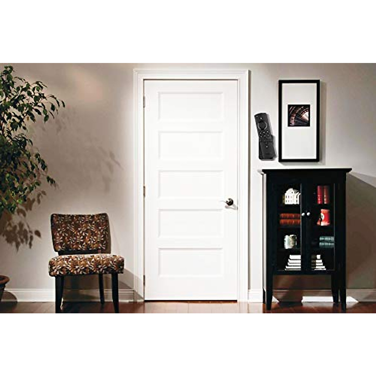 TV Remote Holder Replacement for Amazon Fire TV Stick Lite/TV Stick 4K / 1st and 2nd Gen TV Stick/TV Cube/Alexa Dot Voice/Apple TV/Siri Remote Small for Bed 2-Pack