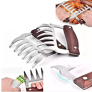 3-in-1 Shredder, Bottle Opener, Knife: The Ultimate BBQ Claws for Shredding Pork, Chicken, and More - Smoking Meat Accessories