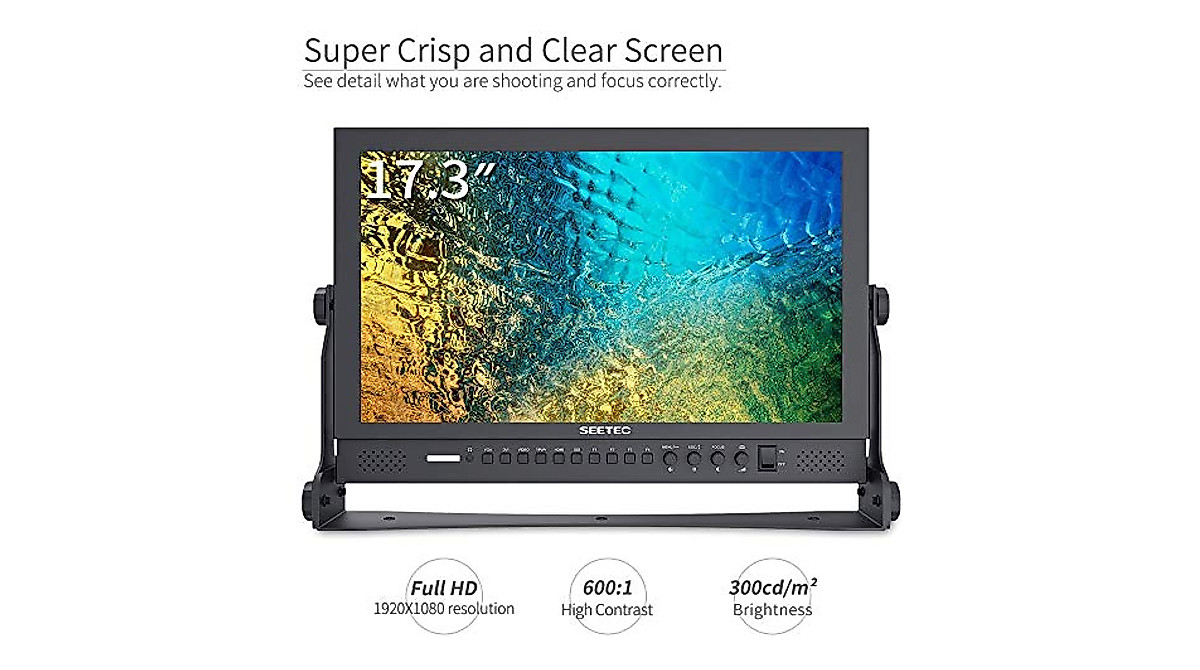 SEETEC P173-9HSD 17.3-Inch Broadcast Monitor with 4K Support