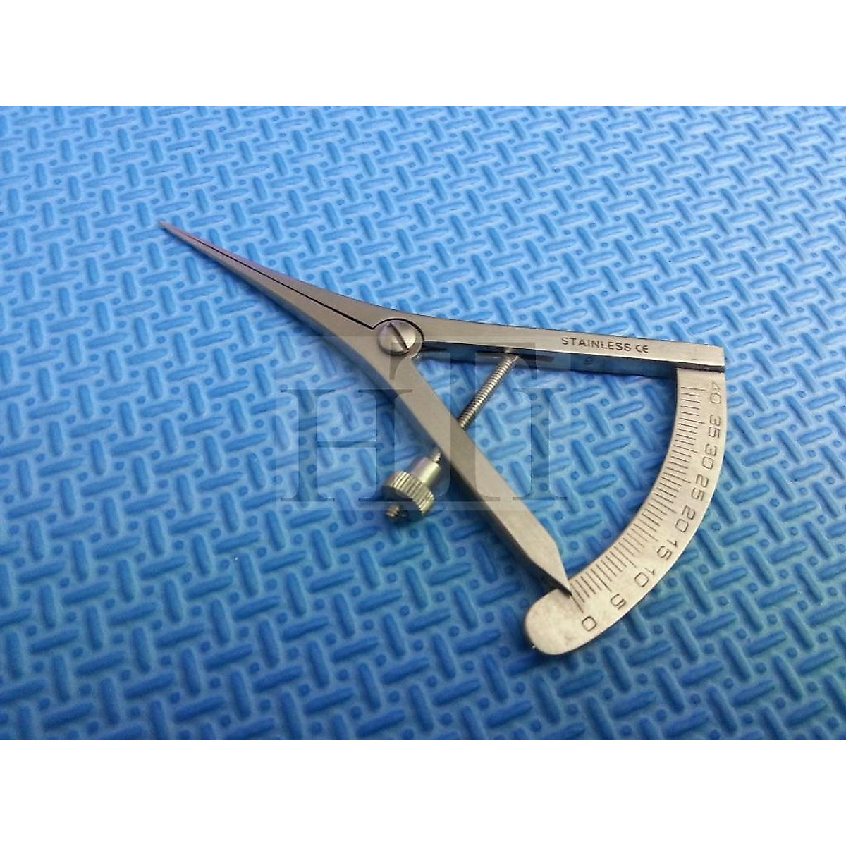 CASTROVIEJO Caliper Graduated 0-40MM Straight 3.5" HIGH Premium Grade (HTI Brand)