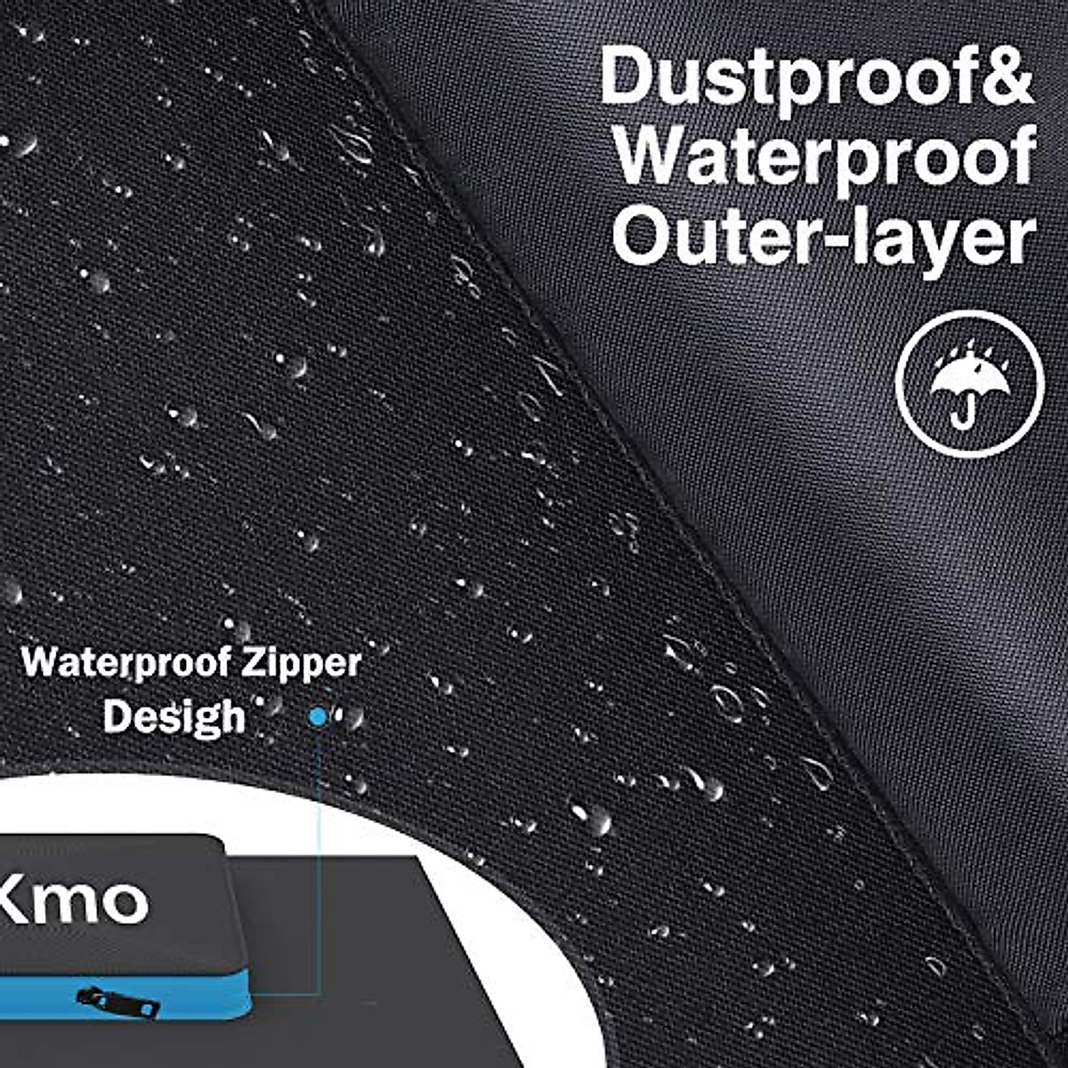 RINKMO Foldable Solar Panel for Power Station, 120W Portable Solar Charger with USB-C(Support PD), Dual USB 3.0 18V DC Output, IP65 Waterproof, for Camping, Emergency, 12V Car Battery