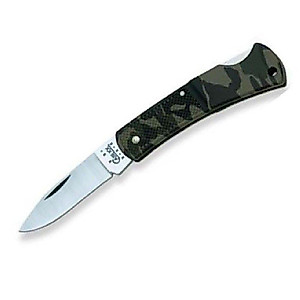 Case WR XX Pocket Knife Caliber Small Camo Lockback Item #662 - (Lt1225 L SS) - Length Closed: 3 Inches