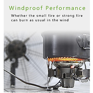 SOLOHIKE Windproof Gas Stove Camping Infrared Heating Burner Outdoor Multi- Function Stove Portable Folding BRS-15