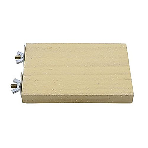 Bird Parrot Perch Stand Platform Natural Wooden Coarse Sand Grinding Claw Stand Suitable for Parrot Parakeet Cockatiel Budgie Conures Lovebird Finch