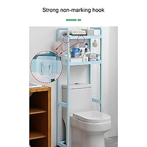 HASMI Bathroom Storage Over The Toilet, Toilet Shelf Organizer Cabinet, Fit Most Toilets, Space-Saving, Easy Assembly