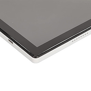 10.1 Inch Tablet, Octa Core Phone Tablet 100‑240V White Dual SIM Dual Standby for Work for Android 12 (US Plug)