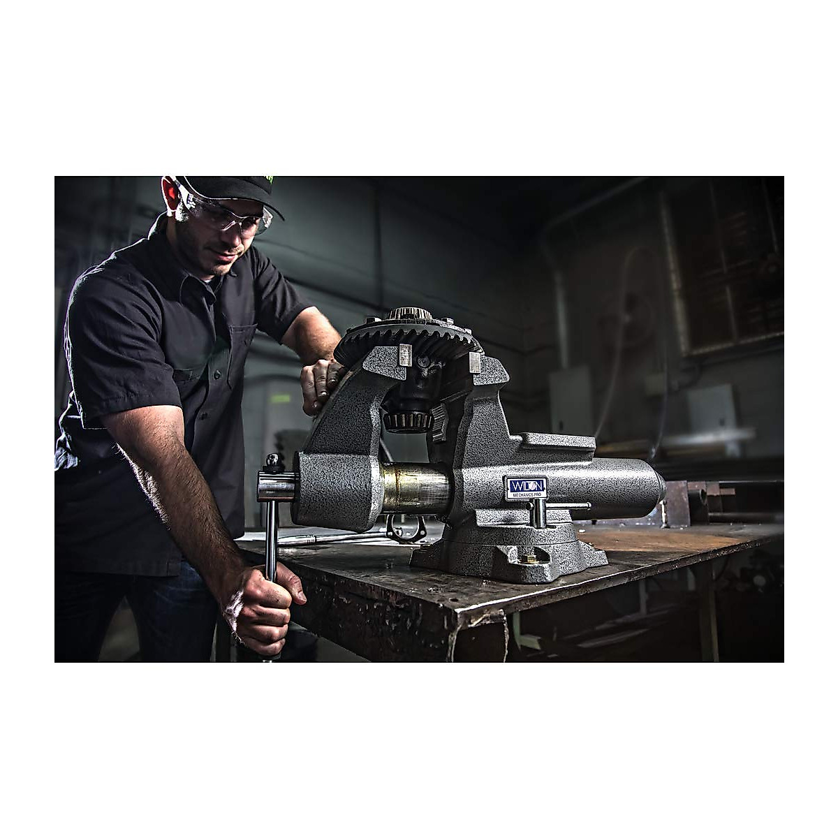 Wilton Mechanics Pro Bench Vise, 4-1/2" Jaw Width, 4" Jaw Opening, 3-1/2" Throat (Model 845M)