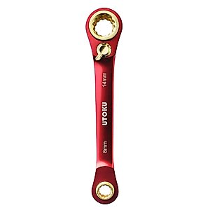UTOKU TOOLS - 4 in 1 ratchet wrench (Red glod)