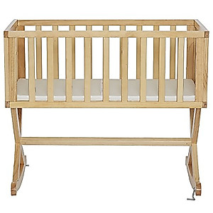 Dream On Me Luna/Haven Cradle, Natural , 37x19x31.5 Inch (Pack of 1)
