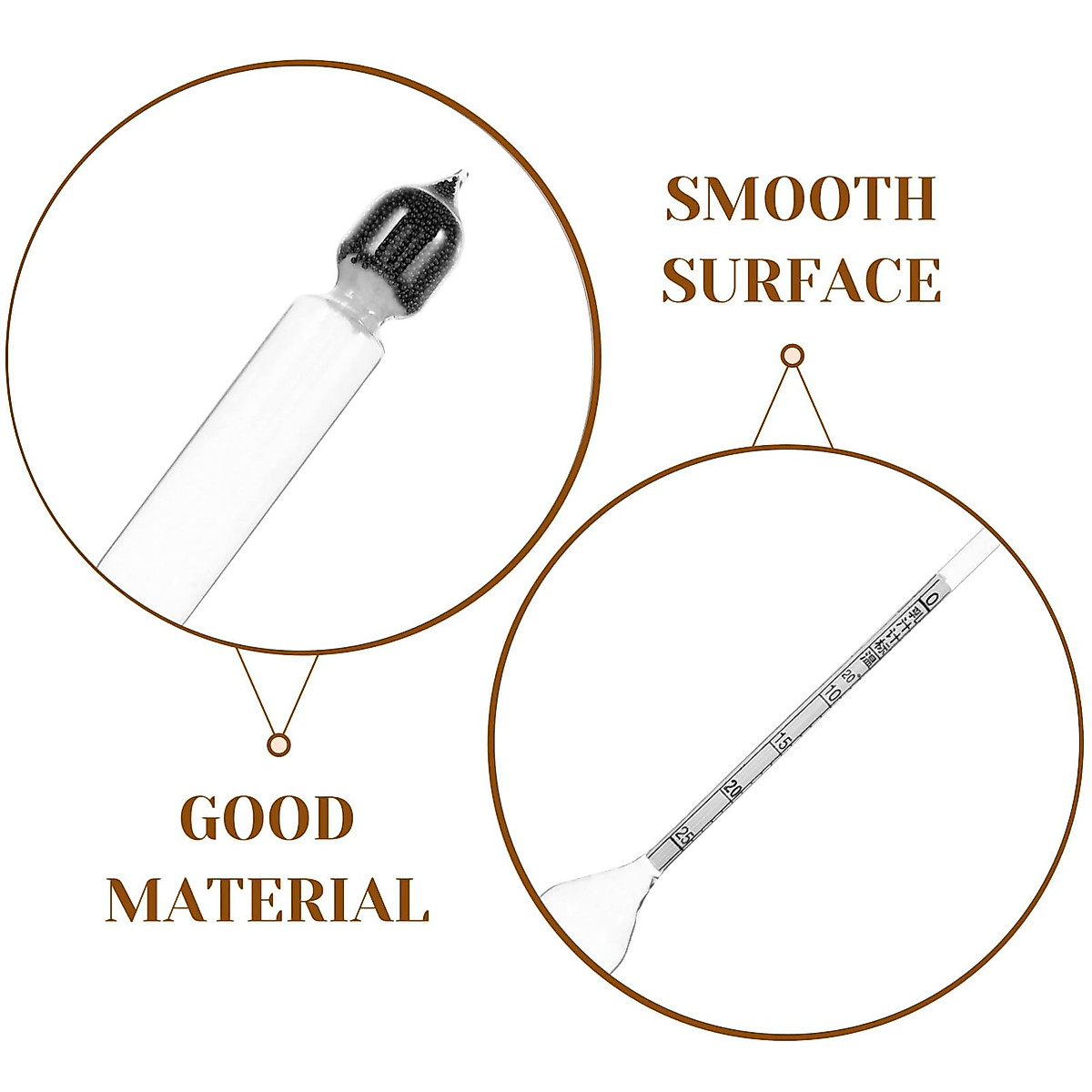 MAGICLULU Lactometer Hydrometer Milk Density Tool Buttermilks Maple Syrup Hydrometer Test Measurement Tool for Goat Milk Supplies