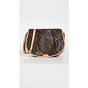 Louis Vuitton Women's Pre-Loved Monogram Menilmontant Bag, Brown, One Size
