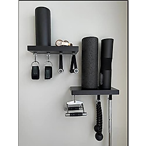 Tonal Floating Accessory Shelf (Black)