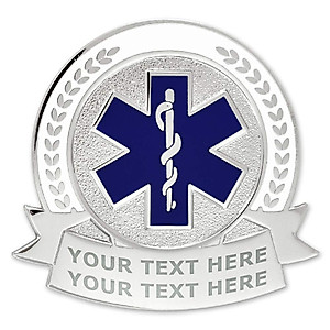 PinMart's EMS EMT Medical Healthcare Doctor Engravable Personalized Lapel Pin