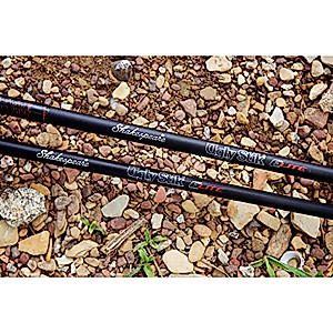 Ugly Stik 6’6” Elite Baitcast Fishing Rod and Reel Casting Combo, Ugly Tech Construction with Clear Tip Design, 6’6” 1-Piece Fast Action Rod