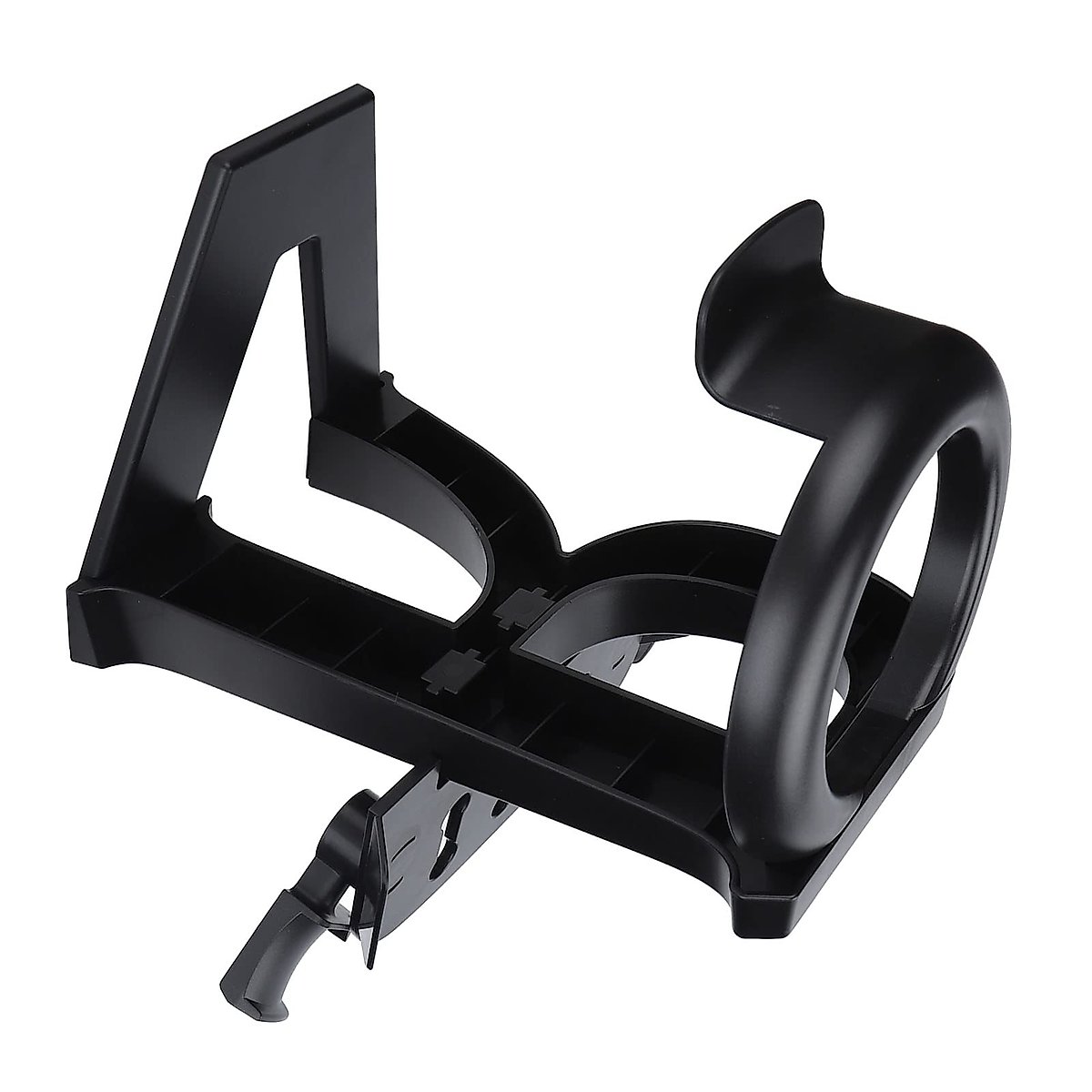 Upgraded Version Universal VR Stand,More Stable Base Headset Display Holder and Controller Mount Station for Oculus Quest, Quest 2, Rift, Rift S Headset and Touch Controllers(Black)