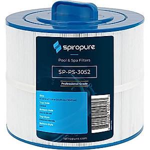 SpiroPure Replacement for Filbur FC-3052 Unicel 8CH-502 Vita Spas PVT50WH Hot Tub Spa Pool Filter Replacement Cartridge