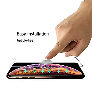 Ailun for Apple iPhone 11 Pro/ Xs/ X Screen Protector,3 Pack,5.8 Inch Display,Tempered Glass 2.5D Edge Work Most Case[NOT for iPhone 11,6.1 inch]