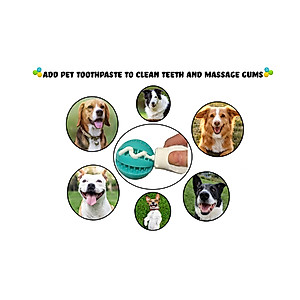 Stocking Stuffers For Dogs - Dog Chew Toys 3-Pack - Dog Teething Toy Treat Balls - Dental Cleaning Balls - Nontoxic Interactive Dog Toys - Dog Puzzle Toys (2.8in - Medium / Large Dog)